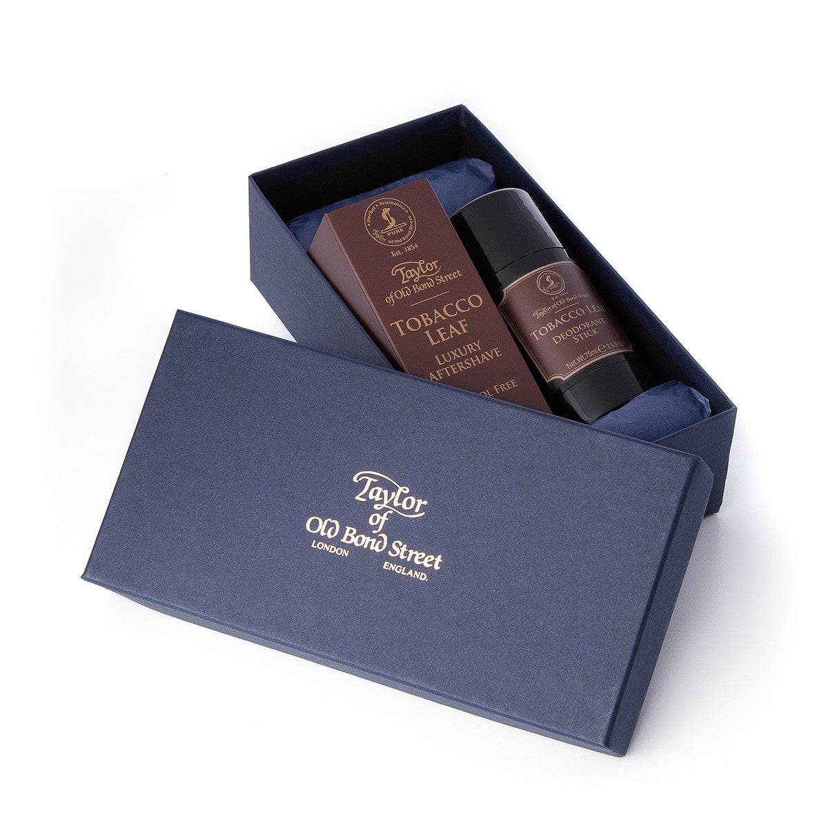 Tobacco Leaf Aftershave and Deodorant Gift Set - Taylor of Old Bond Street