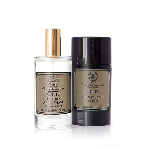 Oud Luxury Aftershave and Deodorant Gift Set - Taylor of Old Bond Street